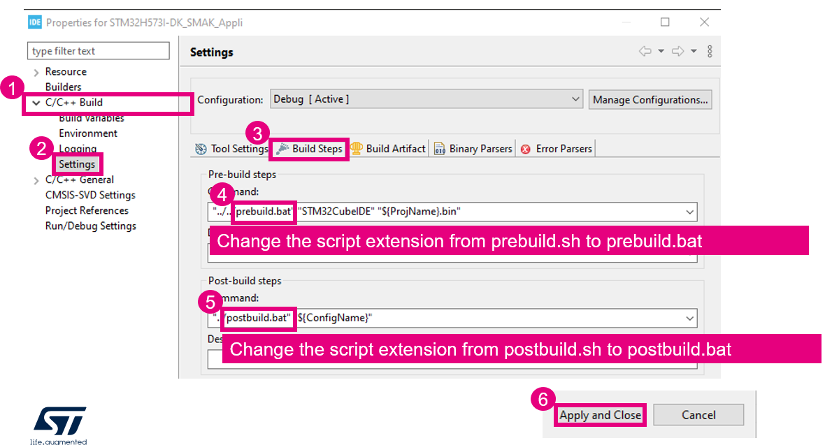 Solved I Cannot Compile Smak Application Stmicroelectronics Community