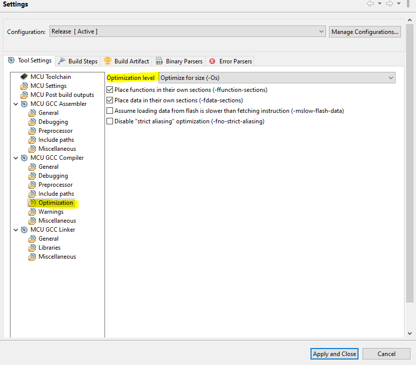 External Loader In Release Build Is Not Parsing At Page 2 Stmicroelectronics Community