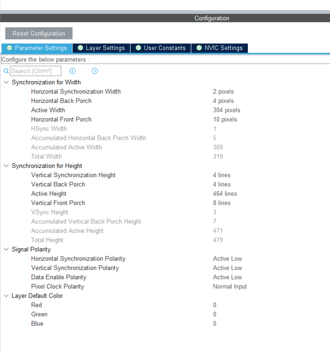 Stm32u5a9 Mipi Dsi Configuration Issue Distorted Stmicroelectronics Community