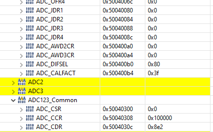 Solved: ADC output ranging about 2000 up to 4095 - STMicroelectronics Community