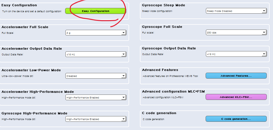 Why doesn't the gyro value come out - STMicroelectronics Community