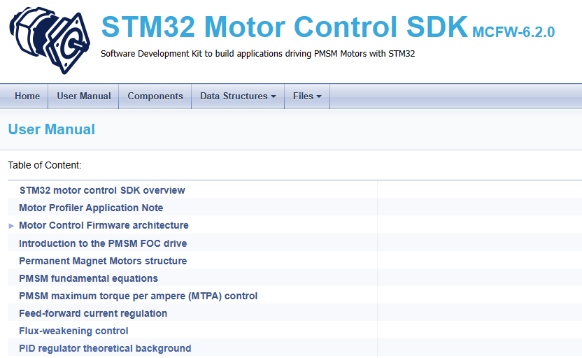 Motor Control Workbench 6 2 0 Configuration Parame Stmicroelectronics Community