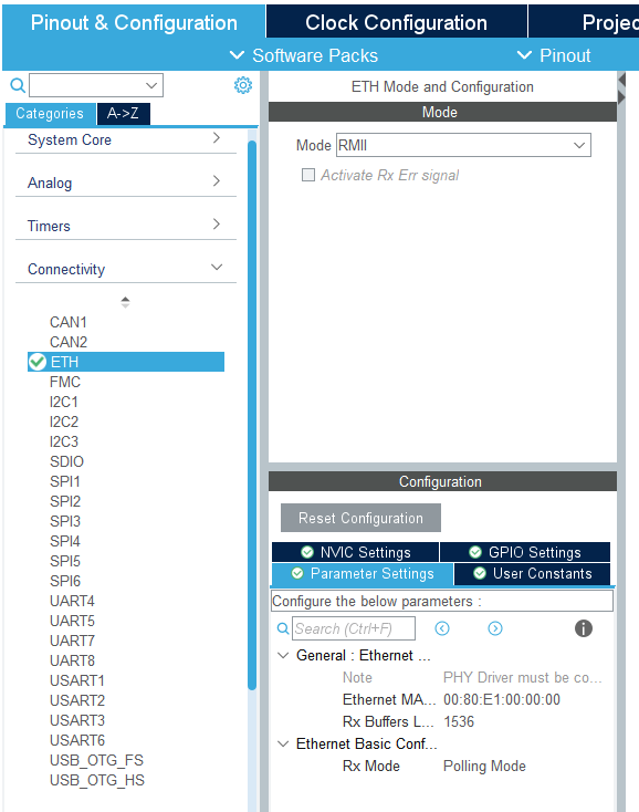 Solved: Problems with ethernet on SMT32F429ZIT6 - STMicroelectronics Community