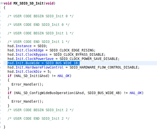 STM32L4 HAL SDIO File operations with FATFS using ...