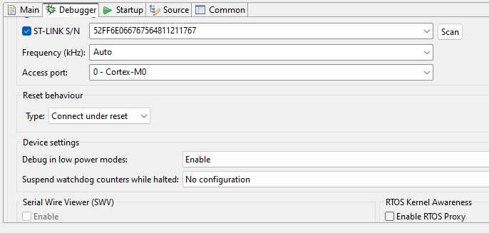 DBGMCU_CR_DBG_STOP setting ignored - STMicroelectronics Community