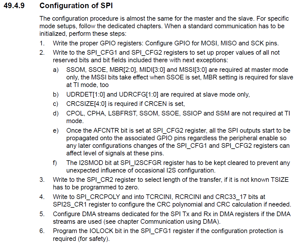 Solved Stm32h7xx Spi Tutorial Documentation Or Example Stmicroelectronics Community
