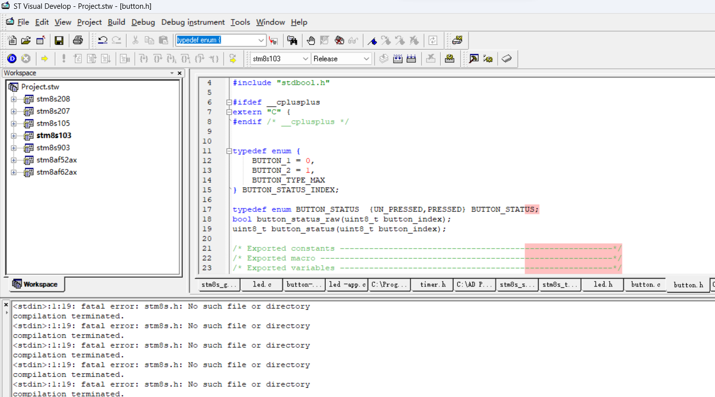 Stm82103f Programming Issue Stmicroelectronics Community