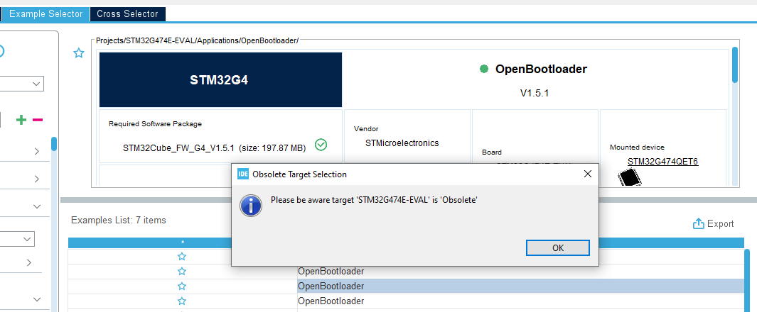 Open Bootloader For Stm32g474rct6 Controller Stmicroelectronics Community