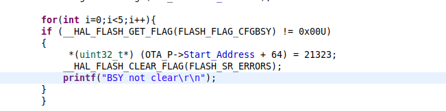 Solved: CFGBSY bit of FLASH SR register is SR is set it is ...