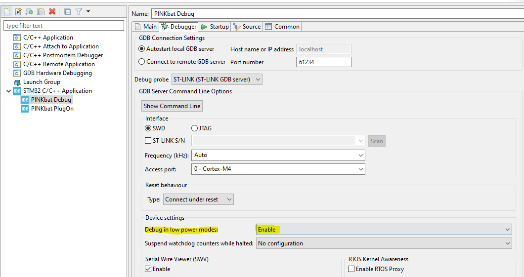 Live expressions in low power mode - STMicroelectronics Community