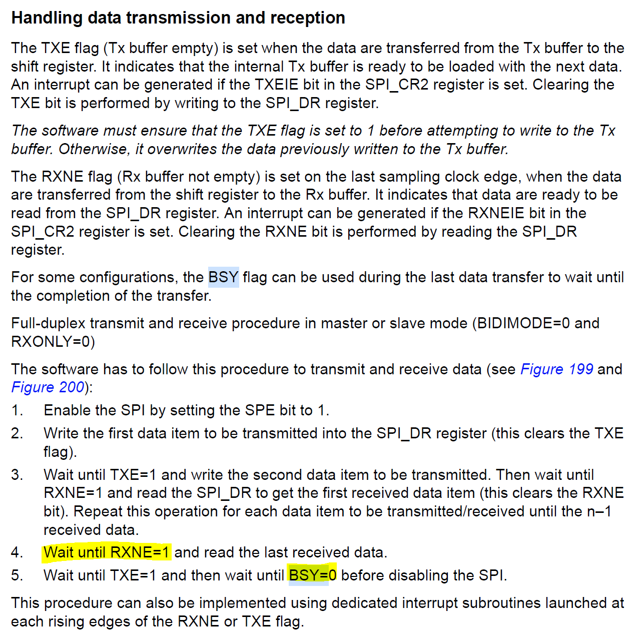 Solved: STM32F411 SPI Flags Trigger Too Early - STMicroelectronics Community