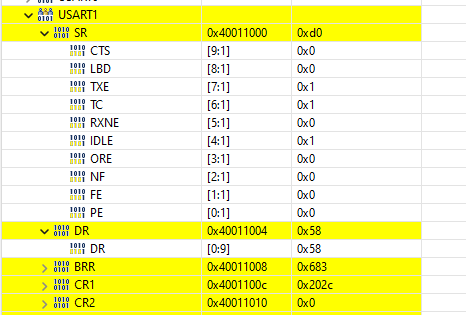 DR register outputs incorrect numbers STM32F407VG - STMicroelectronics Community