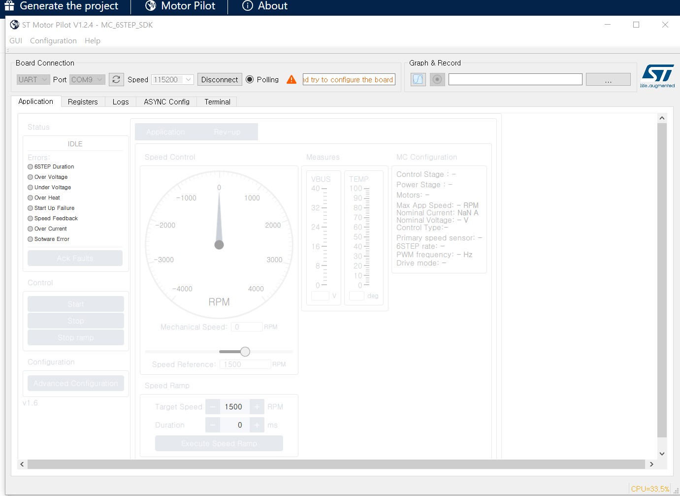 Solved: Motor spin without Motor Pilot program - STMicroelectronics Community