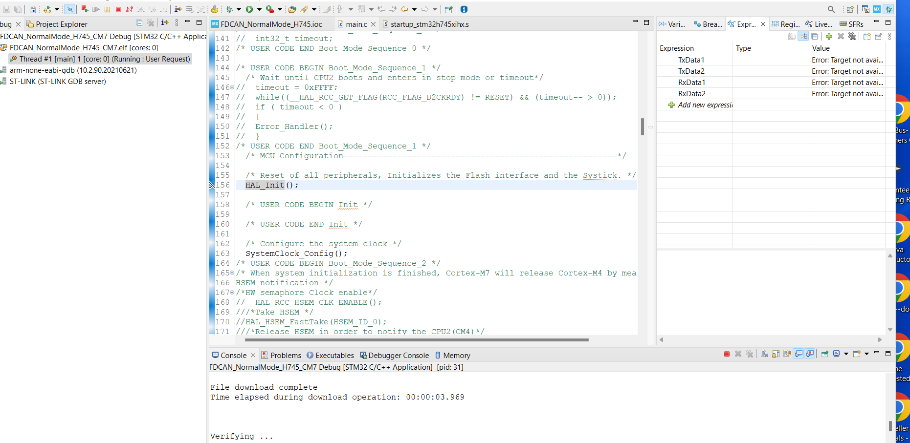 Solved: ST LINK not Detected FDCAN in STM32 Normal Mode M ... Solved: ST LINK not Detected FDCAN in STM32 Normal Mode M ...