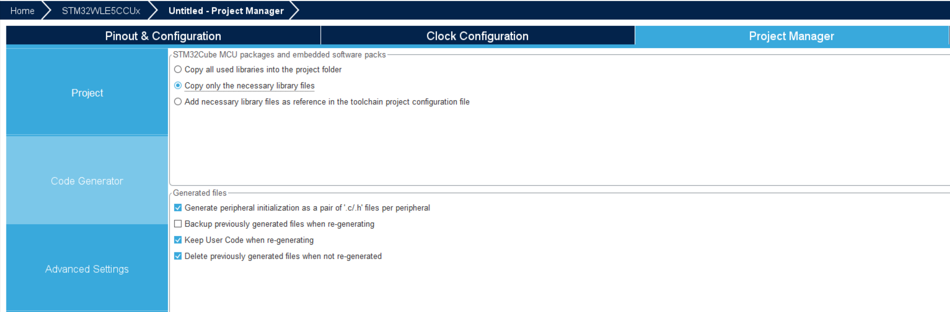 How to import STM32CubeWL repository projects onto ...