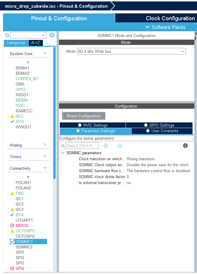 Microsd Is Not Working Stm32h7b3i Dk With Touchgfx Stmicroelectronics Community 