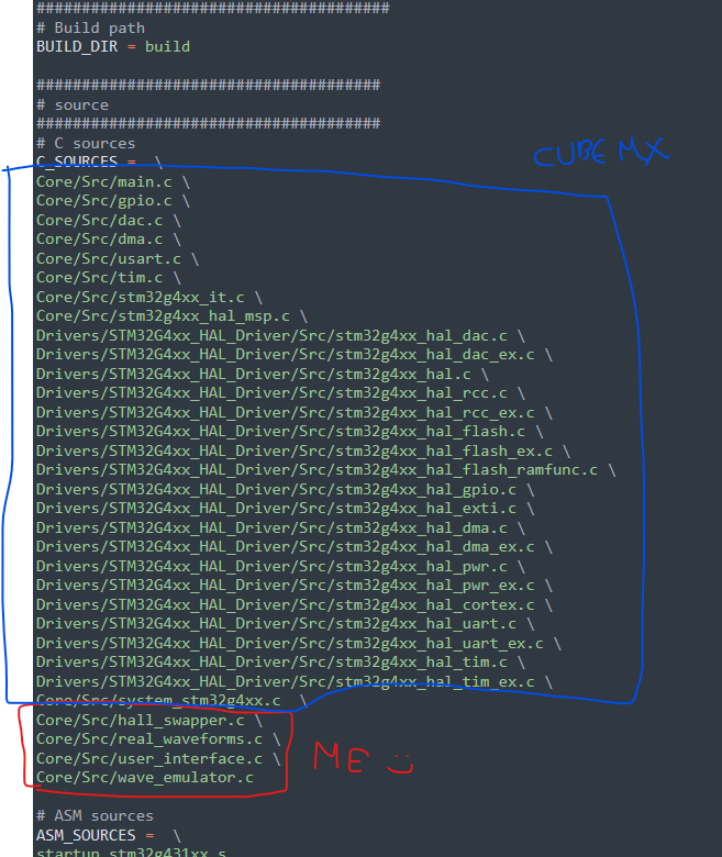 Solved Using Cubemx To Generate Makefile Type Project Out Stmicroelectronics Community