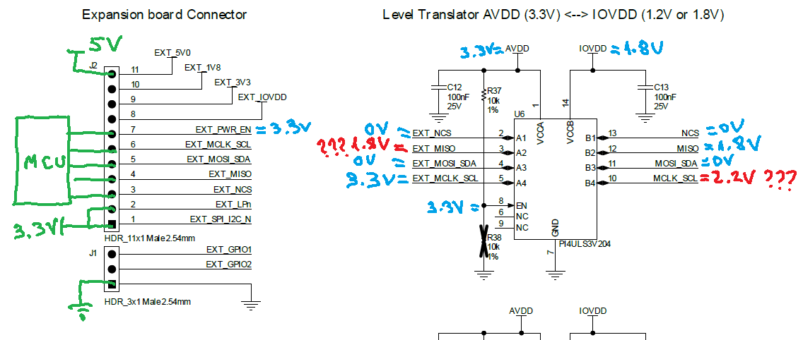 Satel Vl53l8 Level Conversion Stmicroelectronics Community