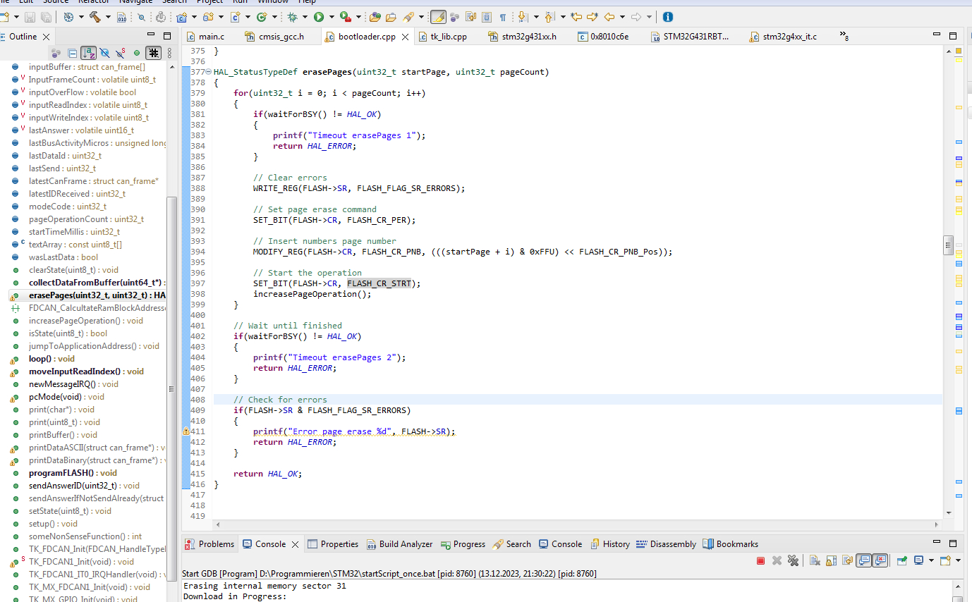 Solved Aligment Error Pgaerr On Flash Write Error Unde Stmicroelectronics Community 8898