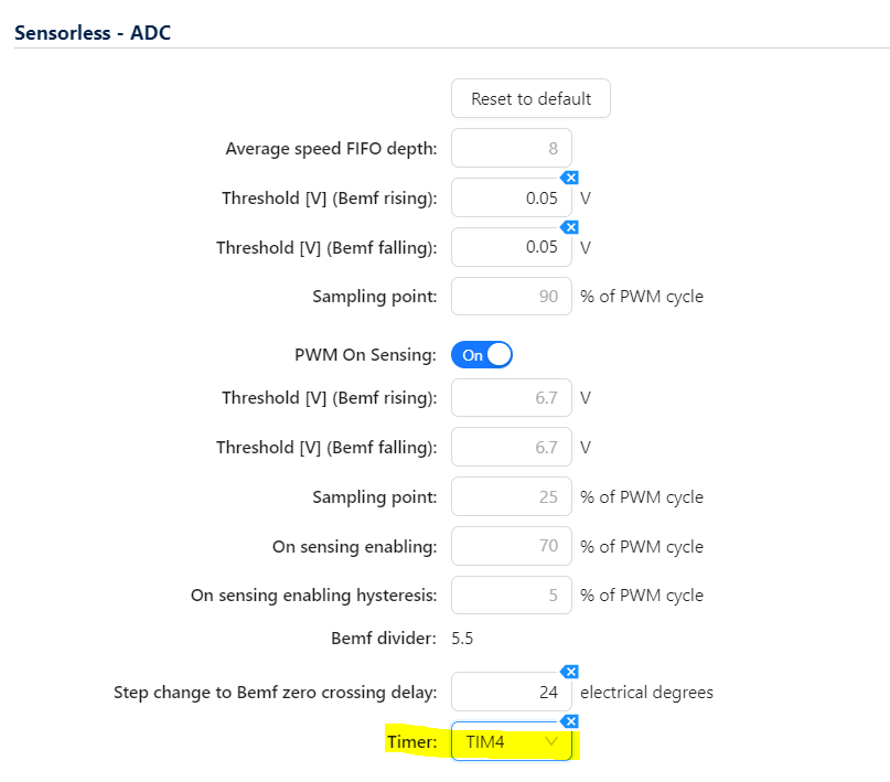 Solved B G431b Esc 6 Step Algorithm Breaks At 2krpm Stmicroelectronics Community