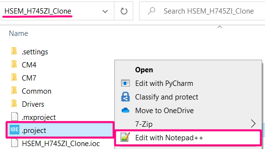 How To Clone A Dual Core Project In Stm32cubeide Stmicroelectronics Community