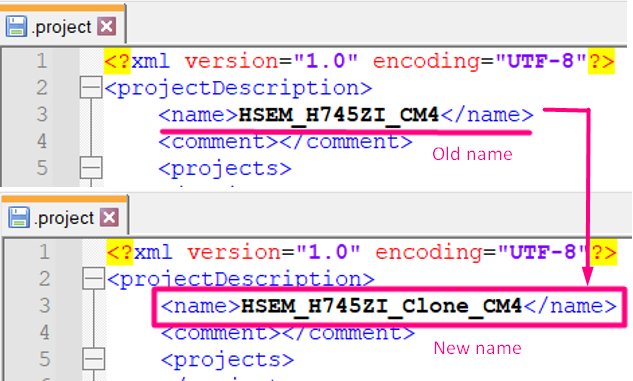 How To Clone A Dual Core Project In Stm32cubeide Stmicroelectronics Community