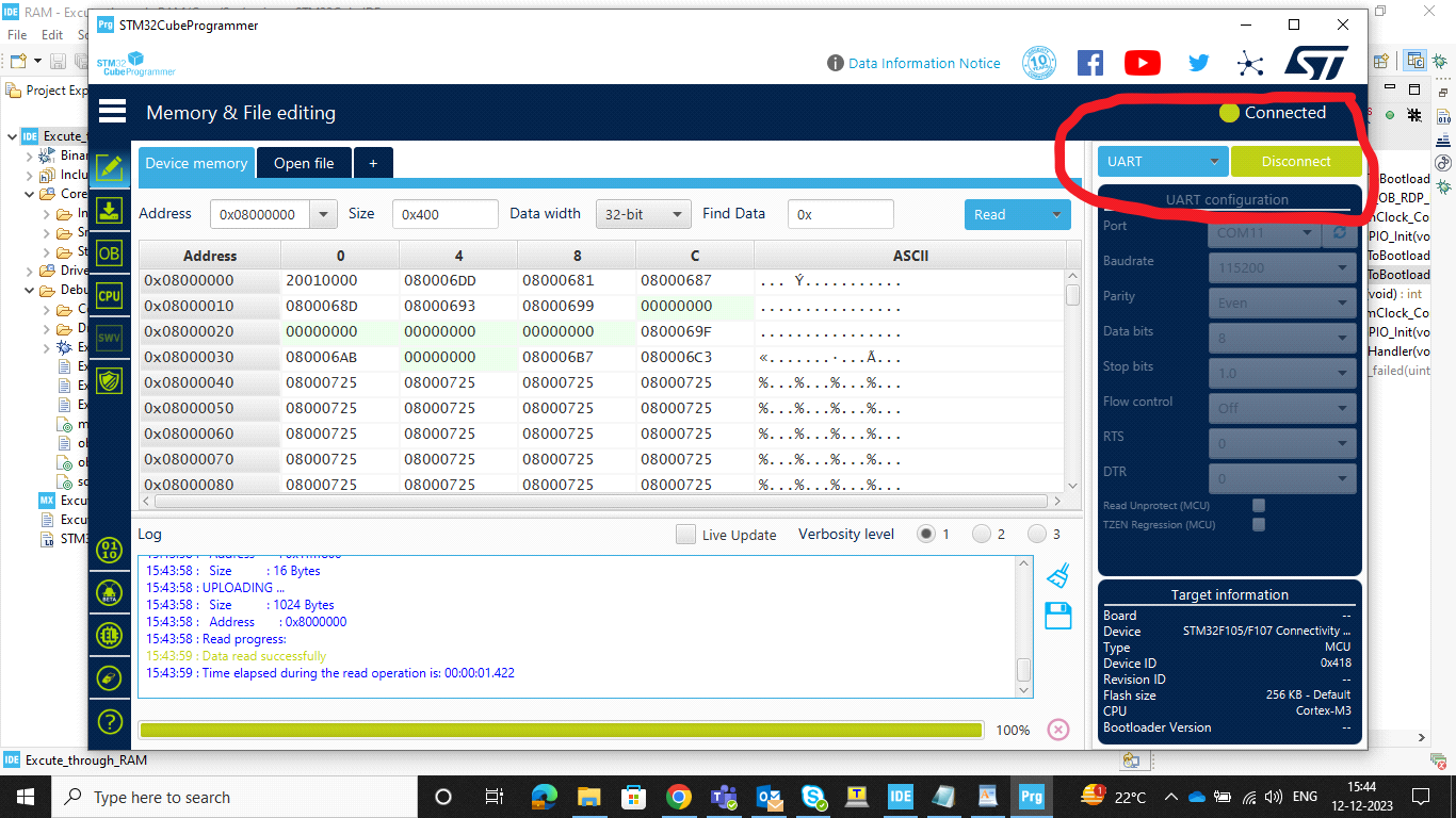 Jumping To Internal Bootloader While Option Byte S Stmicroelectronics Community 