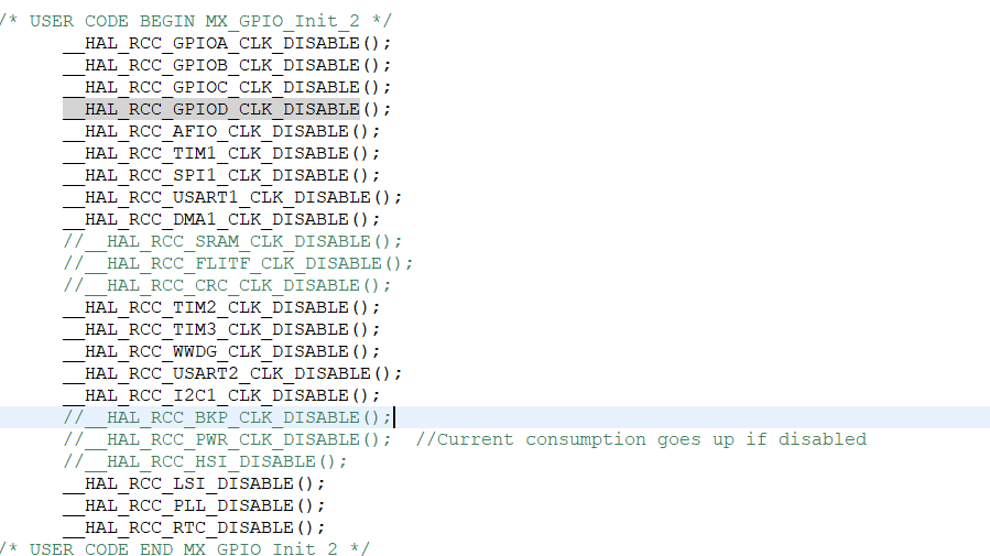Solved: STM32f103c8 Blue Pill High Power Consumption - STMicroelectronics Community