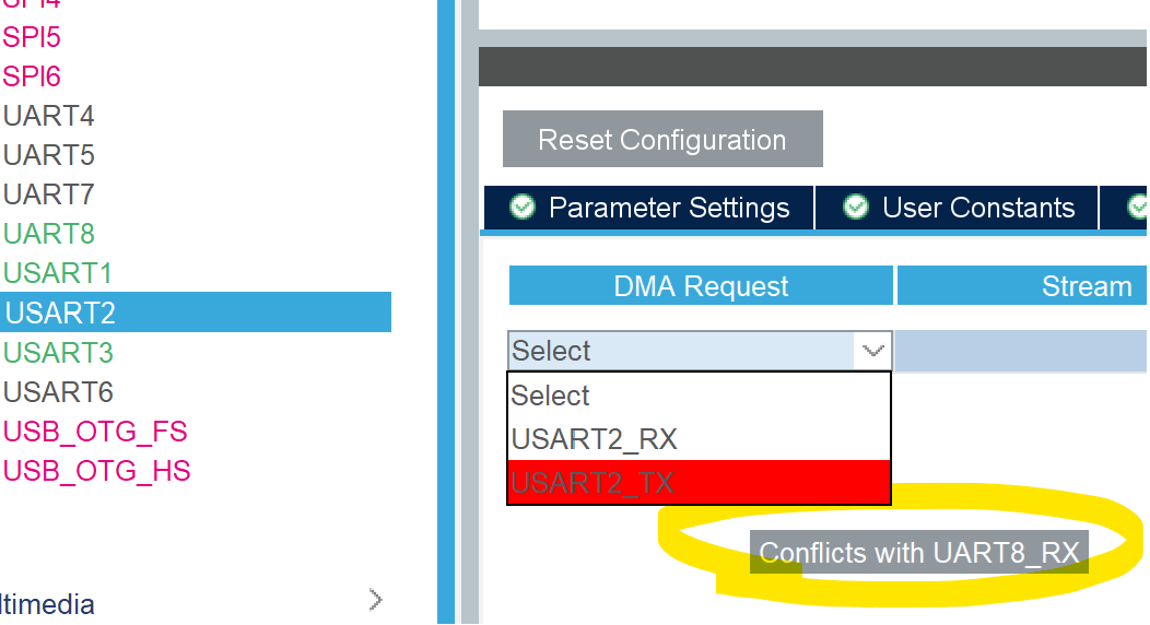 Solved: How to set DMA Settings of USART1 of STM429ZI Nucl... - STMicroelectronics Community
