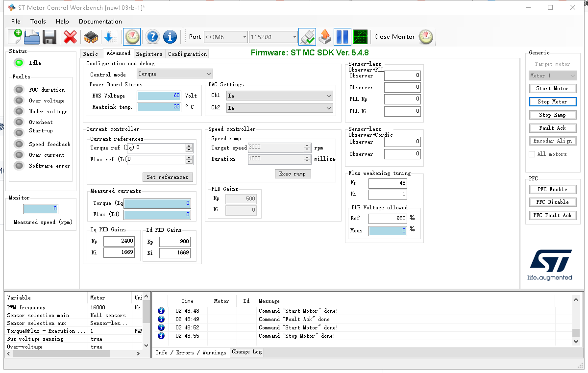 PI控制调参 - STMicroelectronics Community