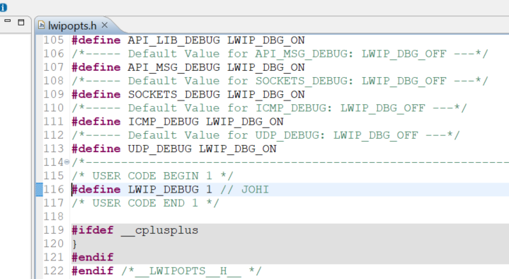 Solved Lwip Debug Log Not Displayed Stmicroelectronics Community