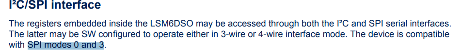 LSM6DSO - SPI Modes Issue - STMicroelectronics Community
