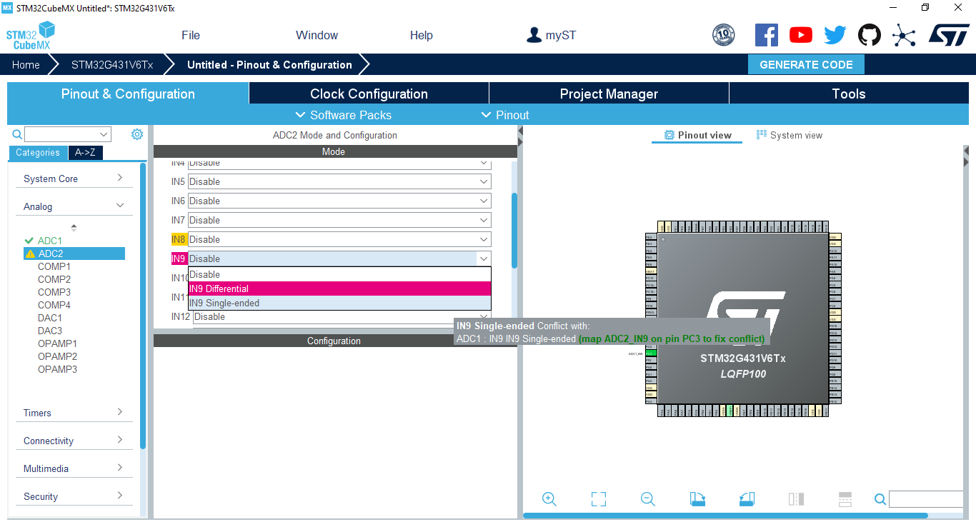 Solved: STM32G431 and RM0440 - references to "ADC12" in do... - STMicroelectronics Community