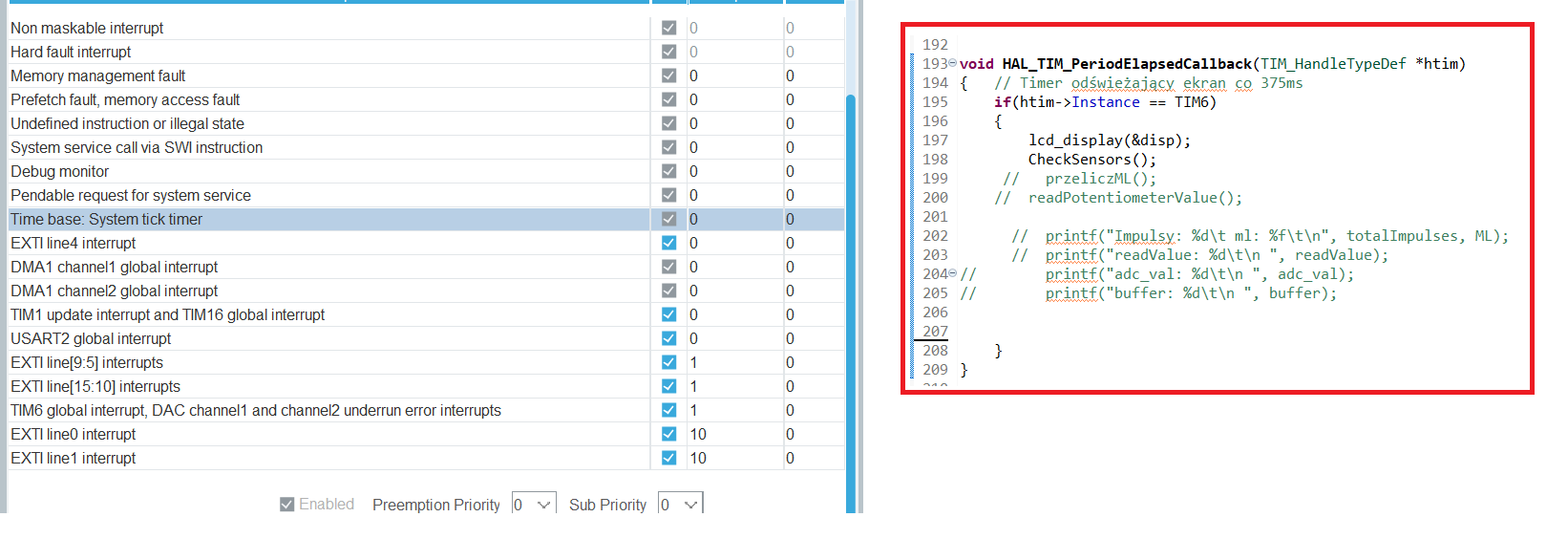 Solved: I2C_WaitOnFlagUntilTimeout, TIM16, I2C, Servo, HAL... - STMicroelectronics Community