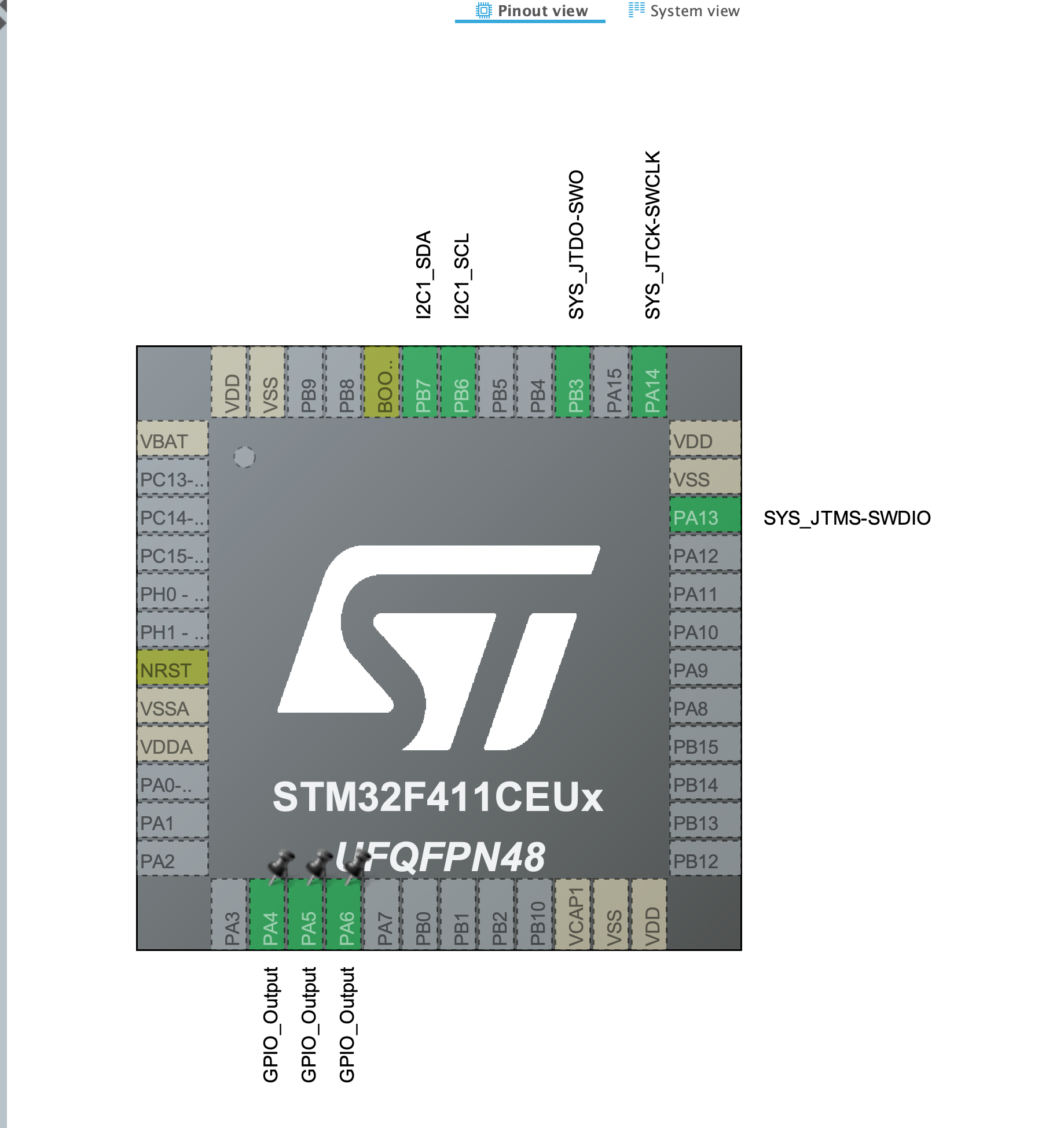 STM32F411CEU6 with VL53L8CX SWD ist not working - Page 2 - STMicroelectronics Community