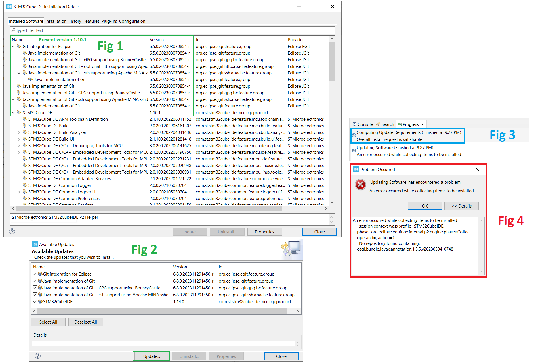 Problem Updating To Stm32cubeide 1 14 1 Stmicroelectronics Community