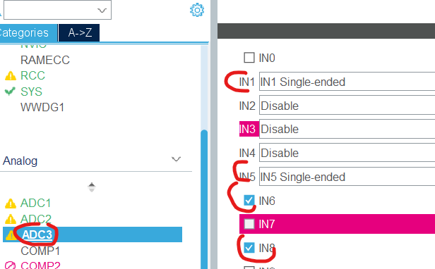 Solved: Multiple Channel ADC STM32H743ZI2 - STMicroelectronics Community