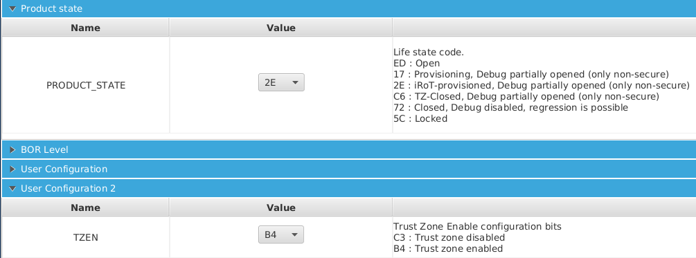 Solved: Disabling TrustZone on the STM32H5 - STMicroelectronics Community