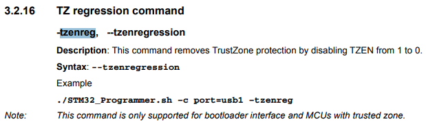 Solved Disabling Trustzone On The Stm32h5 Stmicroelectronics Community