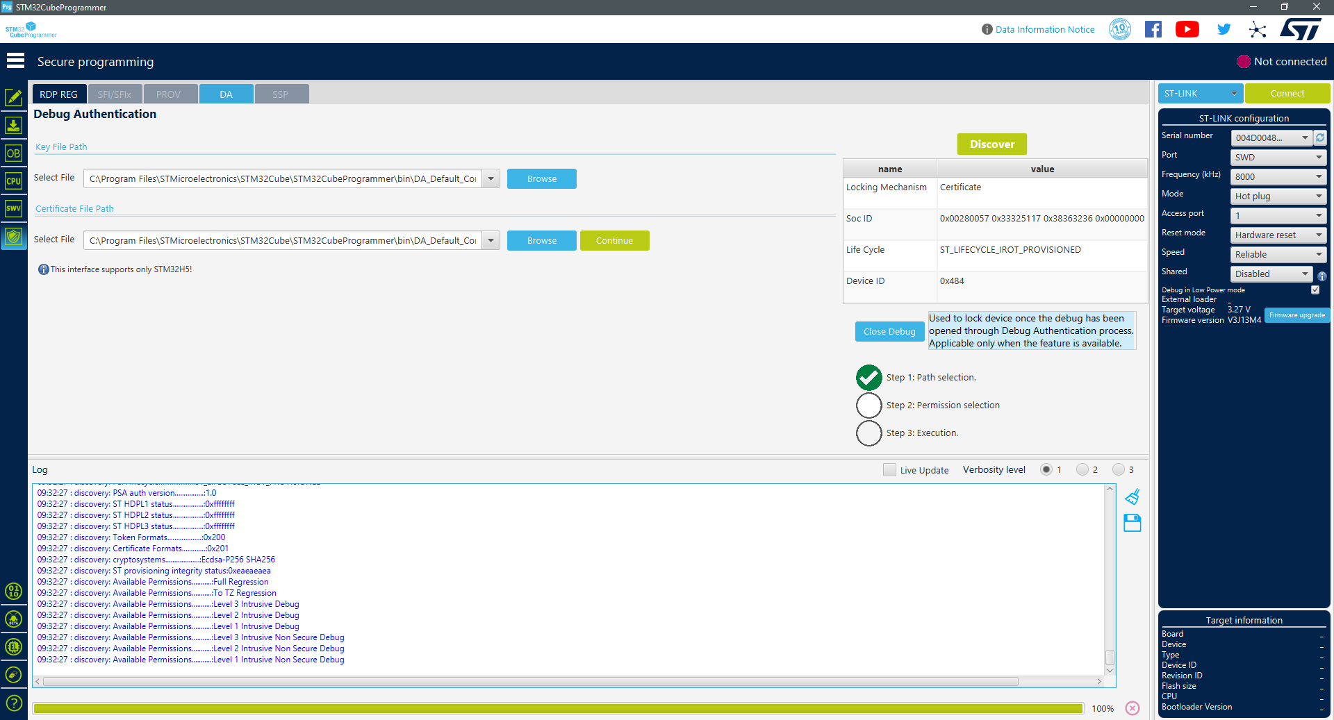 Solved: Disabling TrustZone on the STM32H5 - STMicroelectronics Community