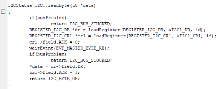 I2C reads FF and stucks - STMicroelectronics Community