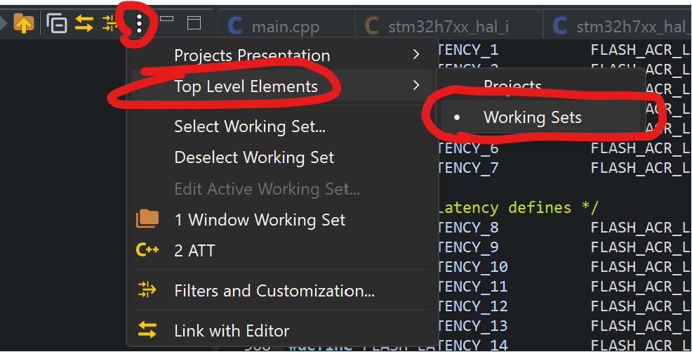 Solved: Folder in Project Explorer - STMicroelectronics Community