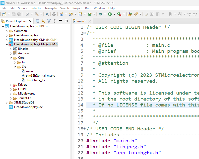 Issues of building project in CubeIDE - STMicroelectronics Community Issues of building project in CubeIDE - STMicroelectronics Community