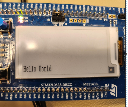 Solved: Running STM32L0538-DISCO sample project - STMicroelectronics Community