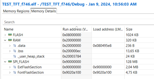 Solved: External flash nucleo-F746ZG with w25q128jv - STMicroelectronics Community