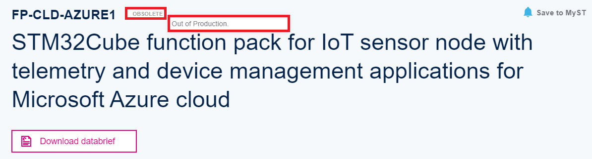 STM32L475 Discovery IoT Azure Hub not supported by... - STMicroelectronics Community