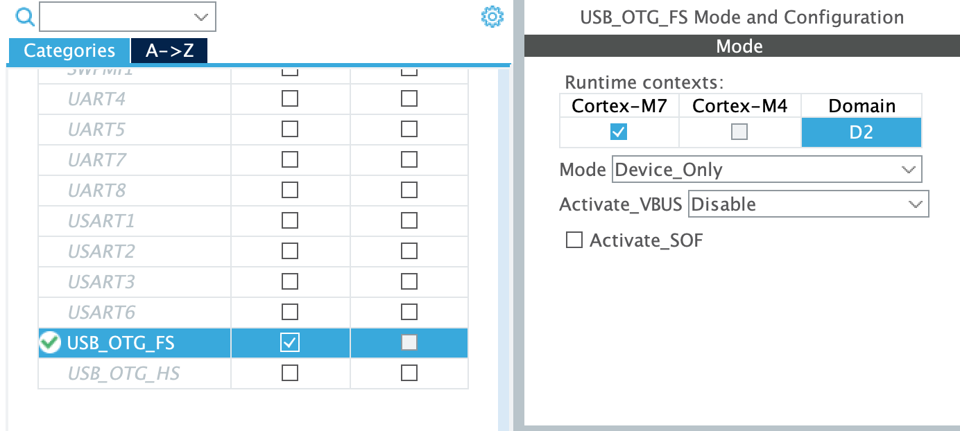 STM32H7 USB DEVICE CDC PROBLEM - STMicroelectronics Community