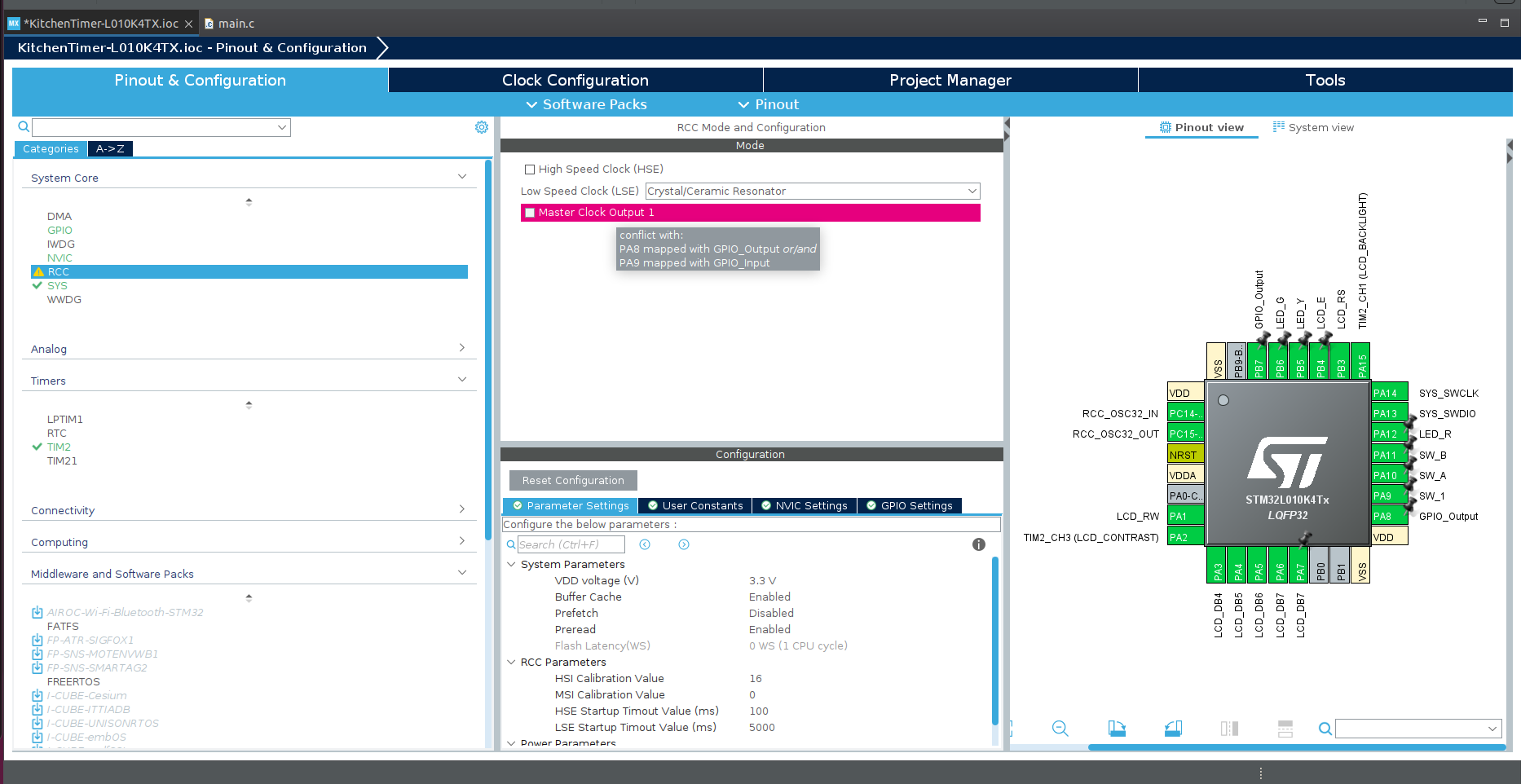 Solved: Unusable STM32L01 MCU pins? - STMicroelectronics Community