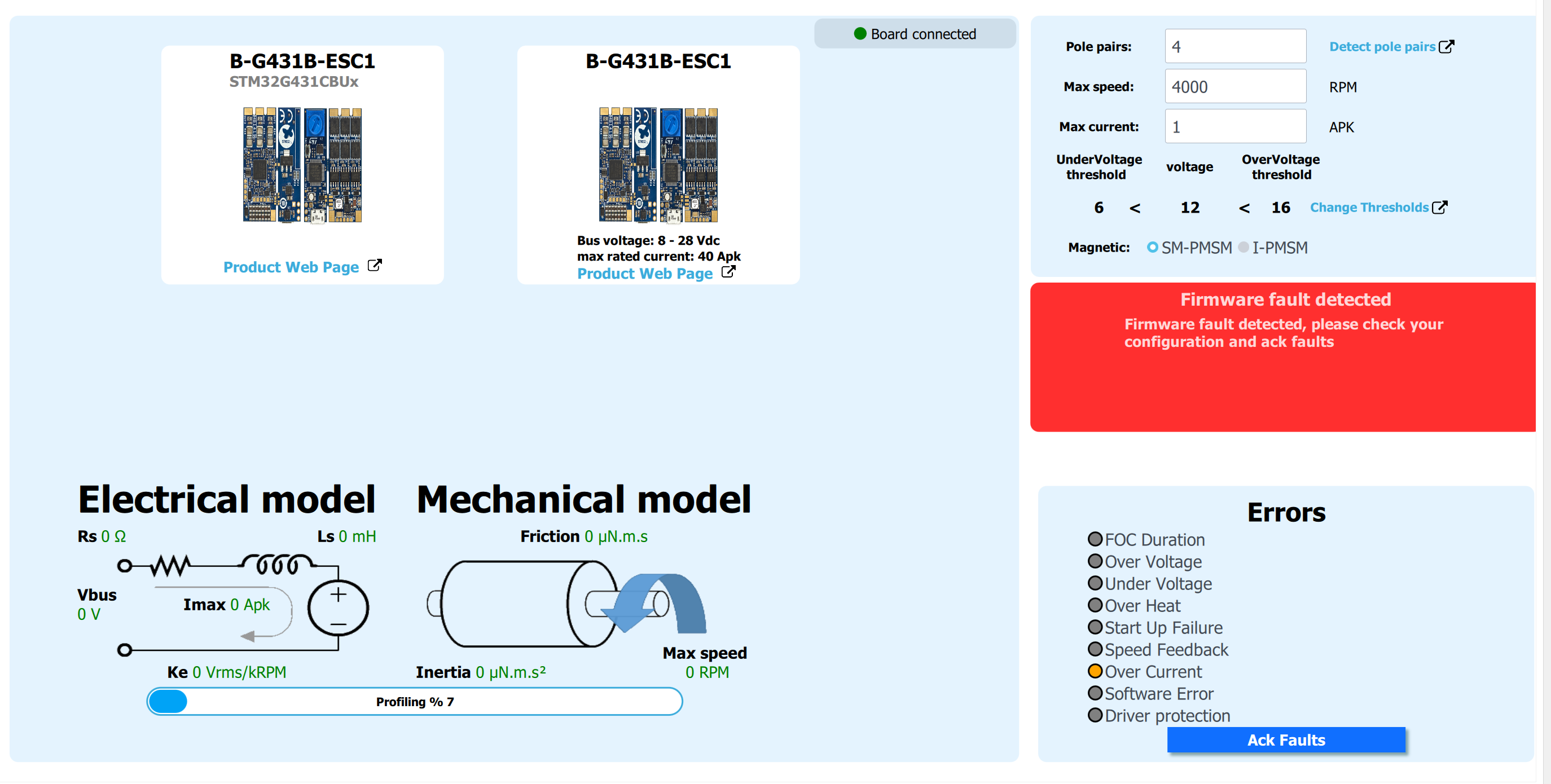 Solved - unable to do motor profile keep over curr... - STMicroelectronics Community