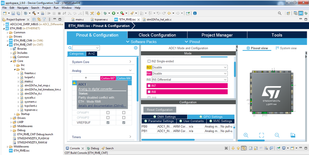 Solved: how to configure adc in ethernet using nucleo-h745... - STMicroelectronics Community